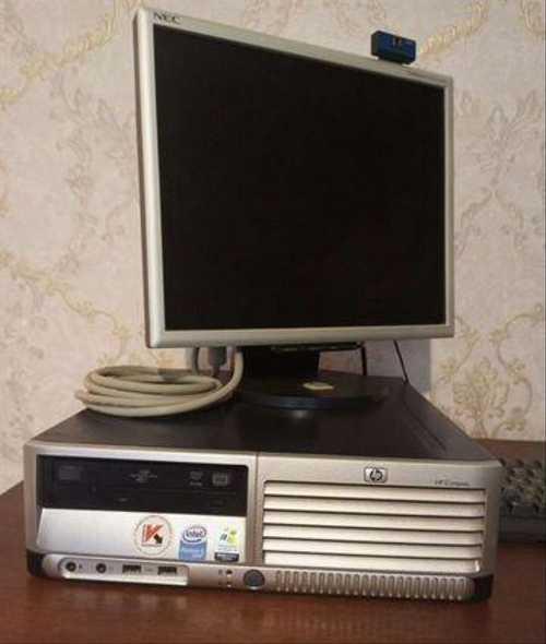 Компьютер HP compag - ретро