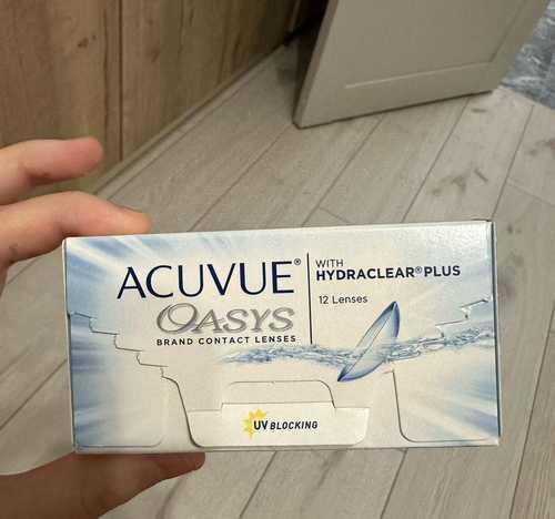 Линзы acuvue oasys -2.75 BC 8.8 двухнедельные