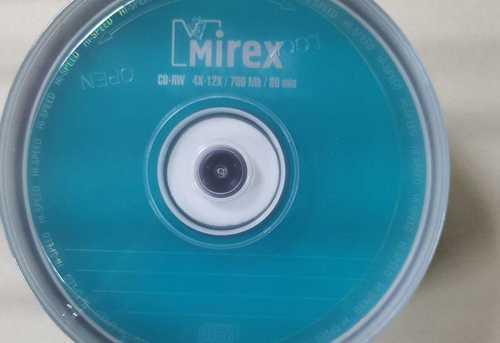 Диск Mirex CD-RW, 10шт