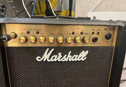 Комбоусилитель Marshall mg15fx gold