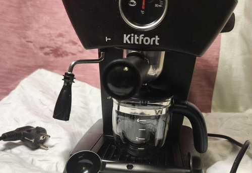 Кофеварка рожковая kitfort kt-706