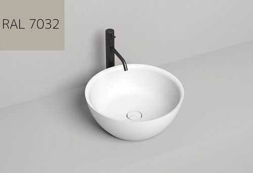Раковина Salini (Салини) Alda 43х43 см RAL7032