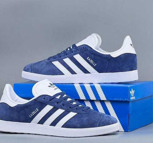 Мужские кроссовки Adidas Gazelle Blue