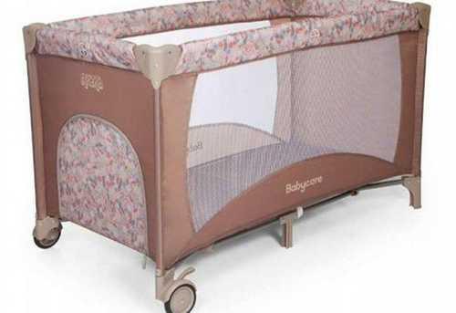 Манеж-кровать Babycare Arena, коричневый