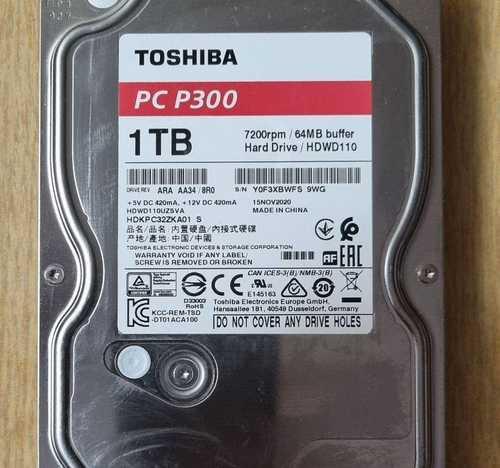 Toshiba PC P300 1 TB