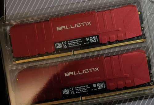 Crucial Ballistix Red BL2K8G30C15U4R 16 гб