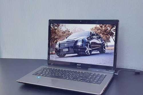 17.3" Ноутбук Acer Aspire / AMD / SSD / озу 8Gb