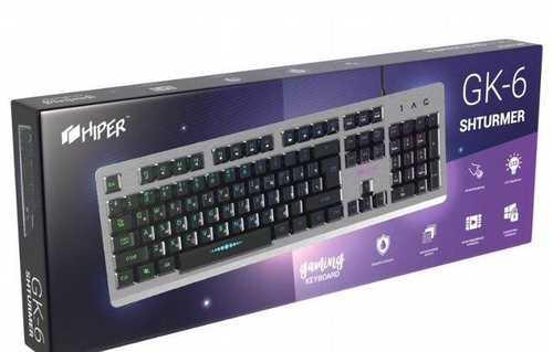 Игровая клавиатура hiper GK-6 shturmer black, RGB