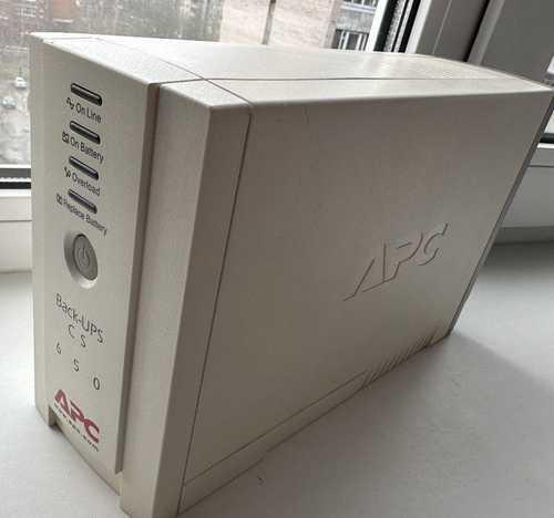 Ибп бесперебойник APC back-ups cs 650