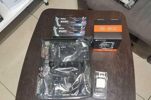 Связка Ryzen 5 2600 16gb Gigabyte A320 башня