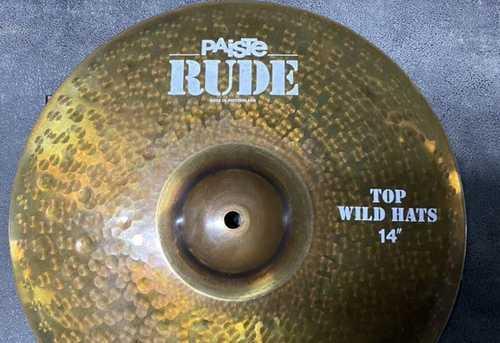 Тарелки хай-хэт Paiste Rude 14" Wild Hi-Hat