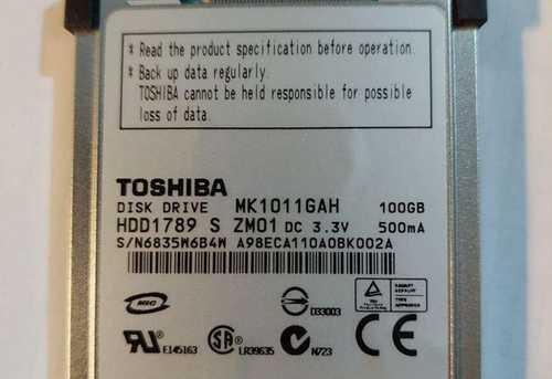 Жёсткий диск HDD 1.8" 100гб Toshiba MK1011GAH