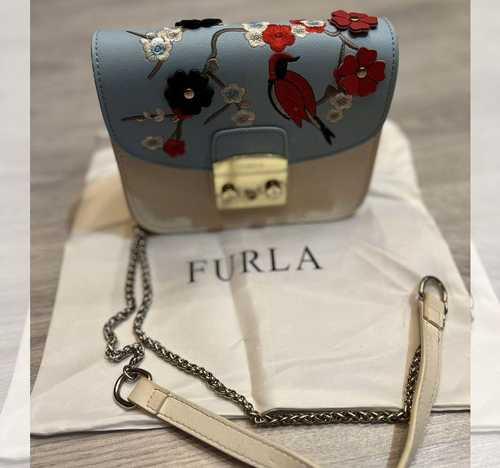 Сумка натуральная кожа италия Furla