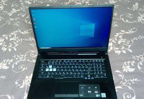 Игровой ноутбук 17.3" ASUS TUF Gaming F17 FX706L, 512 ГБ, Core i5-10300H, RAM 8 ГБ, GeForce GTX 1650 Ti 4 ГБ