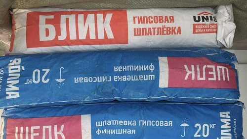Шпатлевка гипсовая + строительный гипс