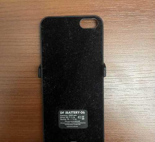 Чехол-аккумулятор DF iBattery-06 (iPhone 5/5S/5SE)
