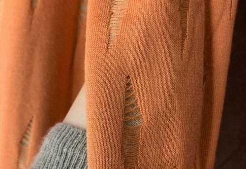 Платье свитер рваное