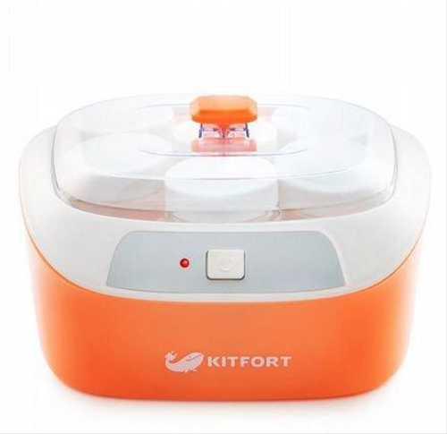 Йогуртница Kitfort кт-2020 оранжевый