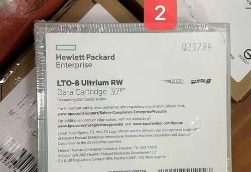 Картридж HPE 30TB LTO-8 RW Q2078A