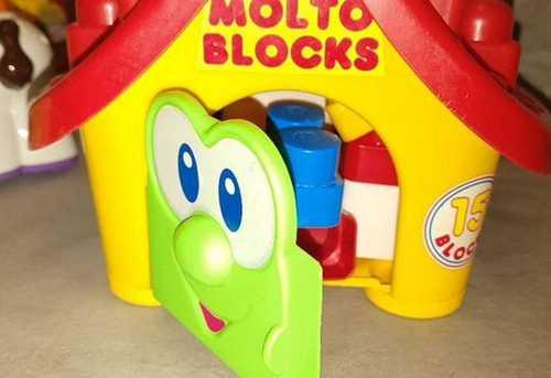 Игрушка Домик конструктор Molto Blocks