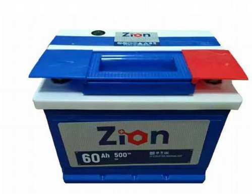 Аккумулятор zion 60 Ah 500 A 242х175х190мм