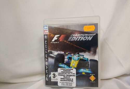 F1 Championship Edition PS3