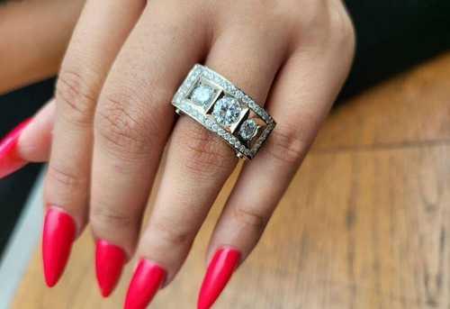 Кольцо с бриллиантом бриллиантовое кольцо