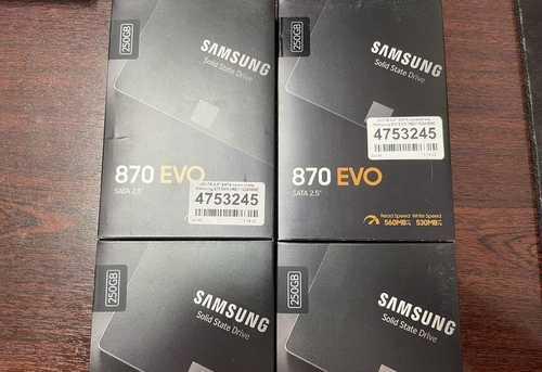 250 гб 2.5" SSD накопитель Samsung 870 EVO новые