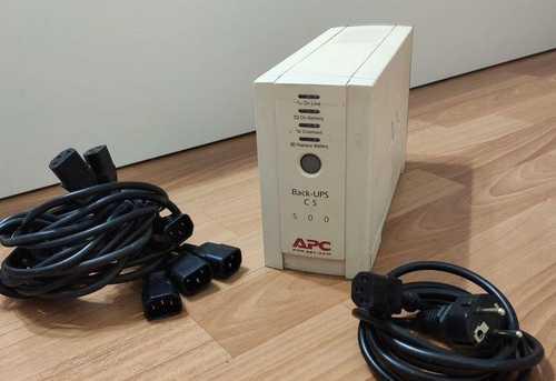 Ибп APC Back-UPS CS 500VA с аккумулятором