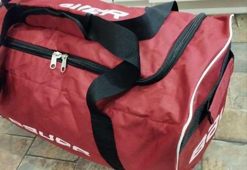 Баул хоккейный красный Bauer сумка