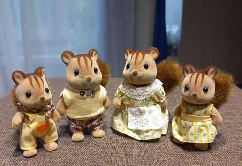 Sylvanian families семья белок