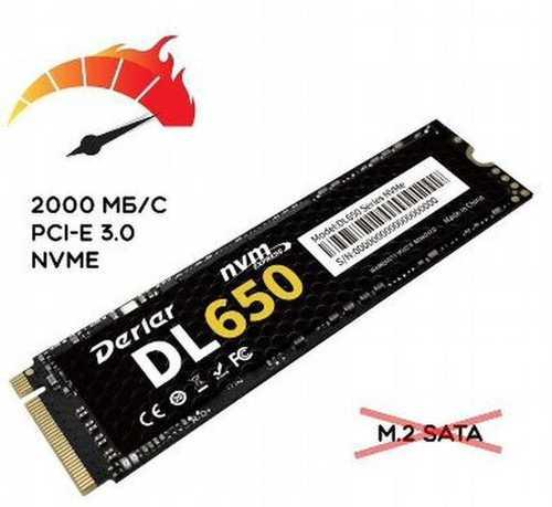 256 гб Внутренний SSD диск nvme M.2 PCI-E NEW