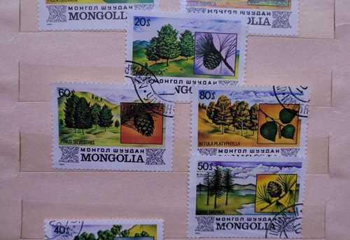 Почтовые марки СССР Монголии
