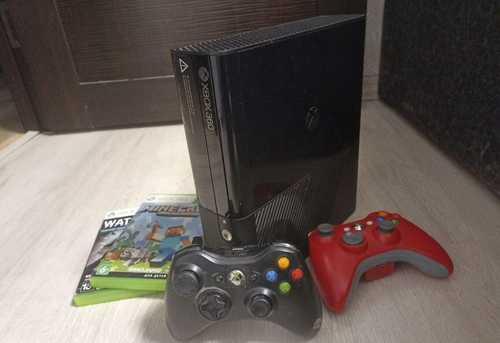 Xbox 360E 250gb + 2 геймпада