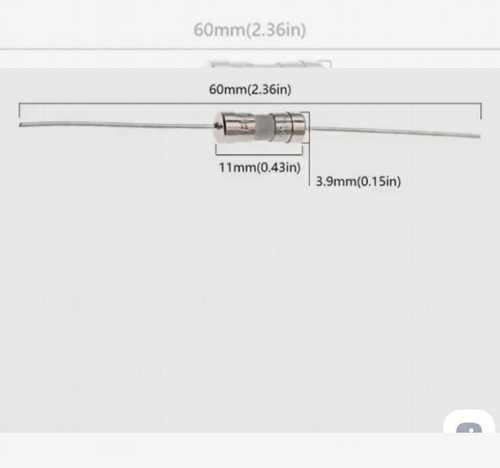 Предохранитель 3,6х10