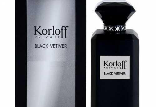 Korloff paris private black vetiver edt (m) 88ml