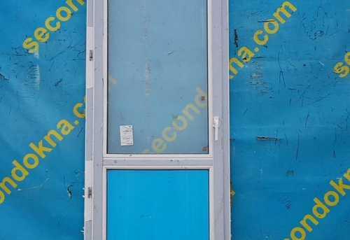 Дверь пластиковая Б/У 2320(в)х790(ш)