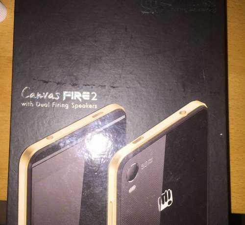 Телефон на запчасти/Micromax Canvas fire 2