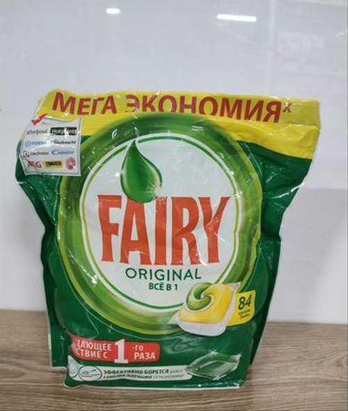 Капсулы для посудомоечных машин Fairy