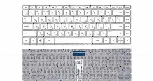 Клавиатура для ноутбука HP 14-BW000 серии белая