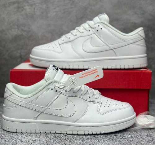 Кроссовки Nike Sb Dunk белые арт:253