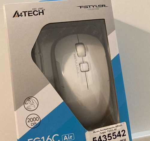 Беспроводная мышь A4Tech Fstyler FG16C Air