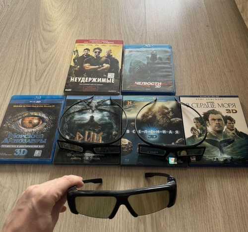 3D очки для тв Samaung, 3D диски Blue Ray