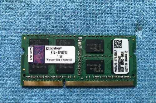 DDR3 So-Dimm 4Gb 1333 Kingstone