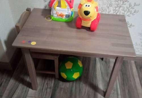 Детский стол и стул IKEA сундвик