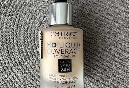 Тональная основа Catrice liquid coverage тон 020