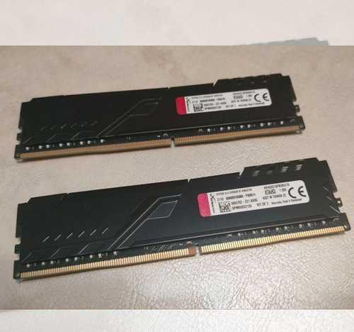 Оперативная память ddr4 8gb 8gb kingston fury 3200