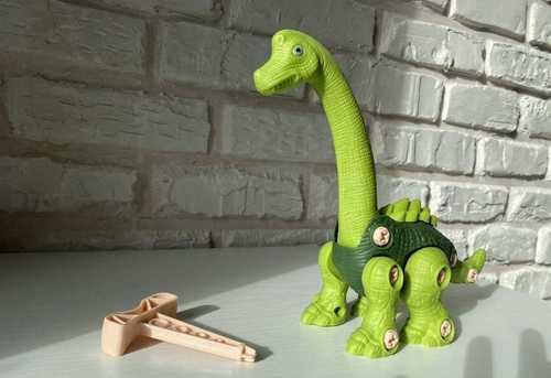 Игрушка динозавр конструктор с отверткой