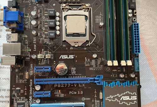 Материнская плата asus p8z77-v lx/i5-3570k