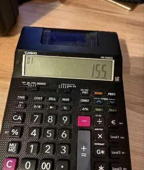 HR-150RCE - Калькуляторы casio